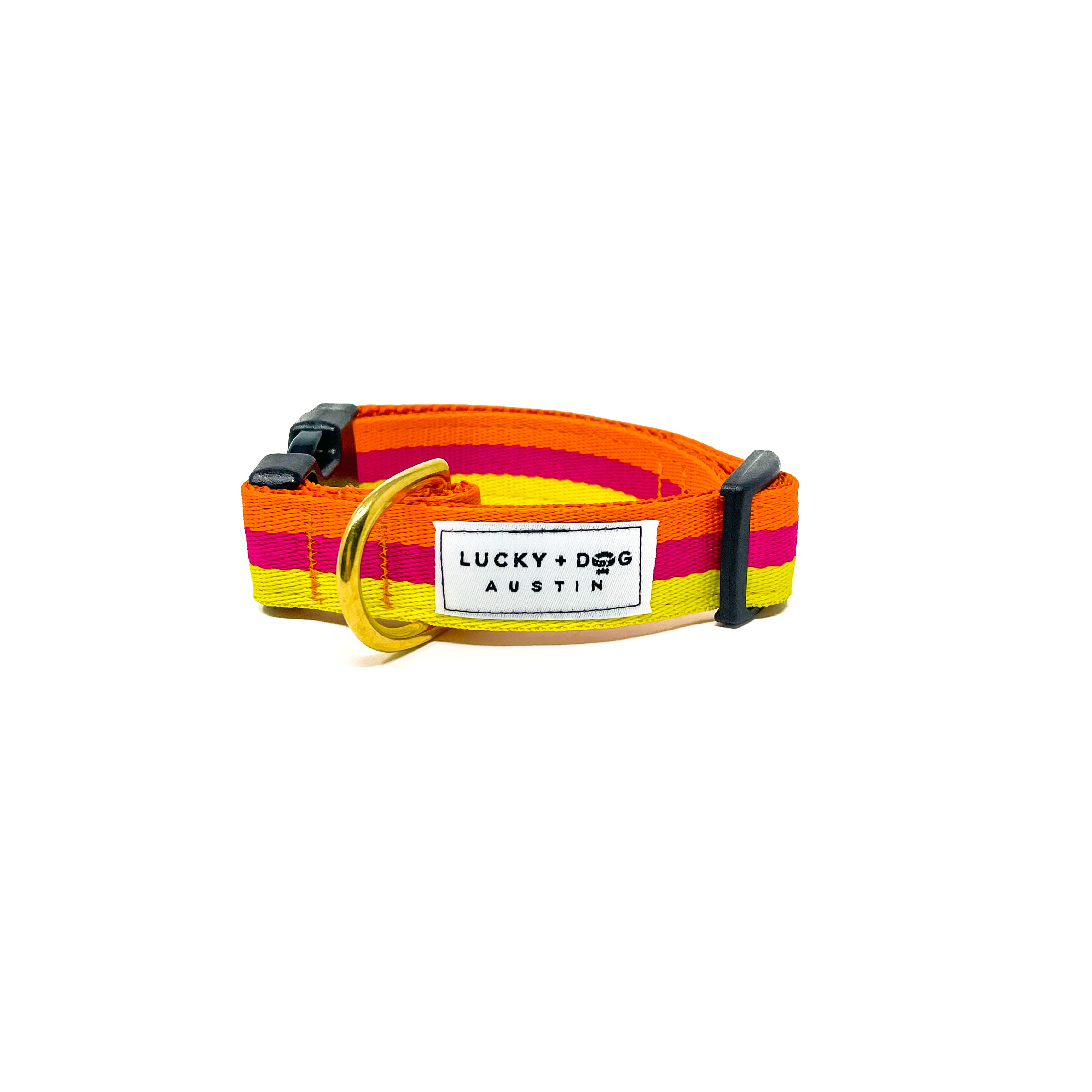 Striped Snap Collars – LUCKY + DOG AUSTIN